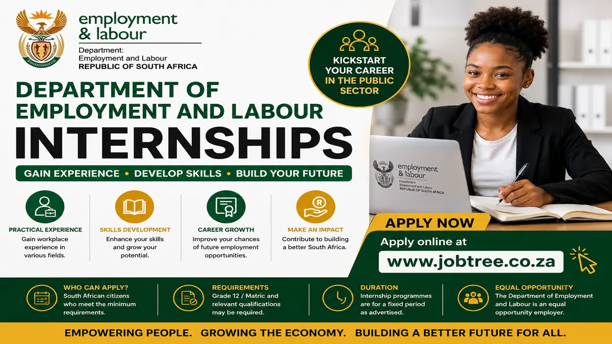 Department of Employment and Labour Internships - Job Tree